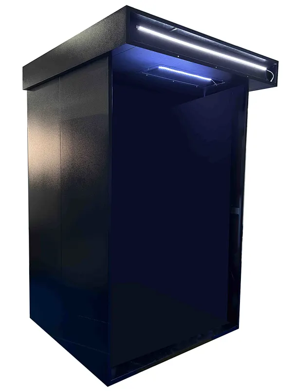 Vending Machine Shelter for Hard Weather Three-Sided Protection